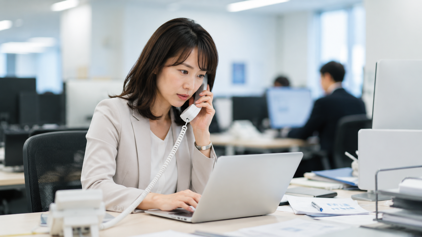 電話対応のムダを減らすには？クラウドPBXで実現するオフィス業務の効率化を解説 – V-SQUARE